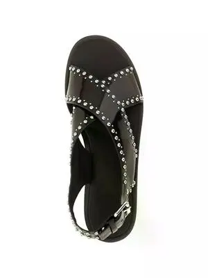 Church's Remi Leather Sandals - Black