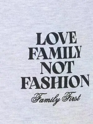 FAMILY FIRST Print Elasticated Waist Shorts - Grey