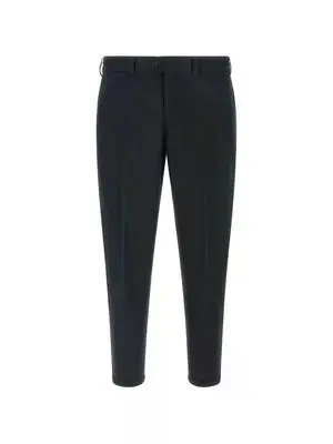 PT TORINO Elasticated Turn-up Hem Trousers