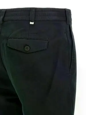 PT TORINO Elasticated Turn-up Hem Trousers