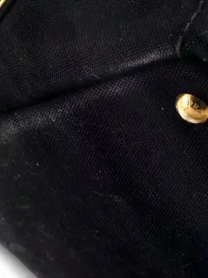 Prada Canapa Convertible Canvas Medium Tote Bag