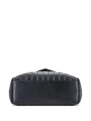 Saint Laurent Loulou Matelasse Chevron Leather Medium Shoulder Bag - Grey