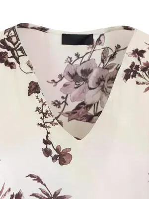 Liu Jo Floral-print V-neck Top
