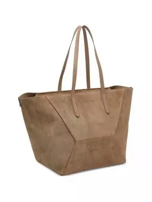 Brunello Cucinelli Tote Bag With Removable Pouch - Neutrals