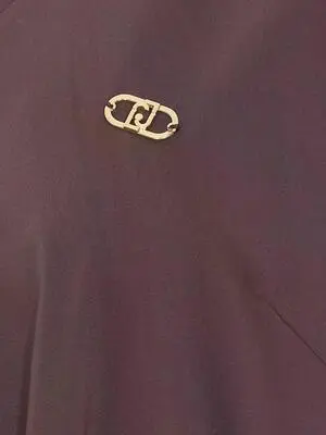Liu Jo V-neck Mini Dress - Brown