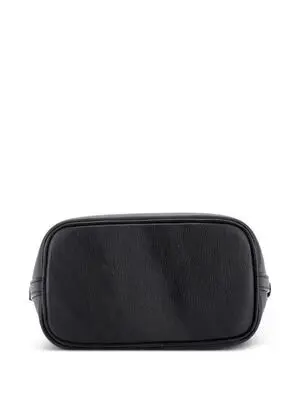 LOUIS VUITTON Lock And Walk Leather Bucket Bag - Black