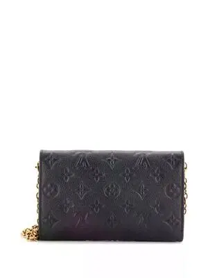 LOUIS VUITTON Vavin Chain Wallet Monogram Empreinte Leather