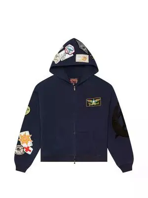 GODSPEED Appliquéd Zip-up Hoodie