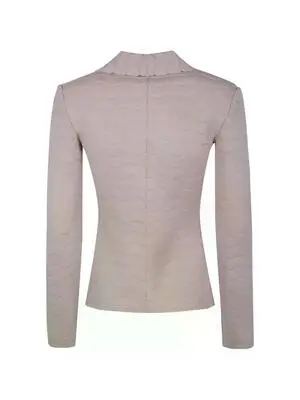 Emporio Armani Dawn Wave Pattern Jacket - Neutrals