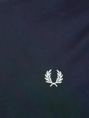 Fred Perry Logo-embroidered T-shirt - Blue