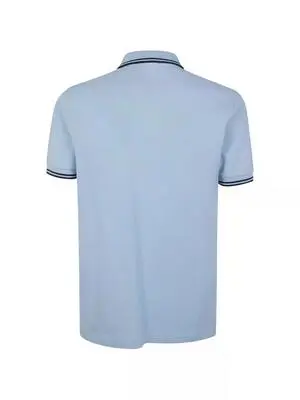 Fred Perry Logo-embroidered Polo Shirt - Blue