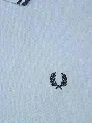 Fred Perry Logo-embroidered Polo Shirt - Blue