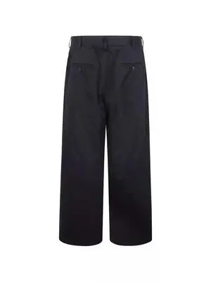 Comme Des Garçons Pleated Wide-leg Trousers