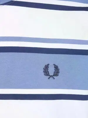 Fred Perry Striped-pattern T-shirt - White