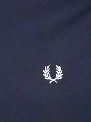 Fred Perry Logo-embroidered T-shirt - Blue