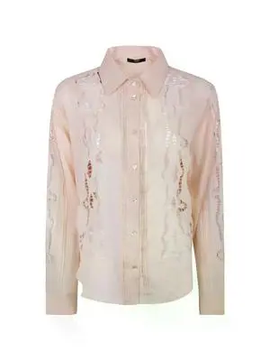 Seventy Openwork Shirt - Neutrals