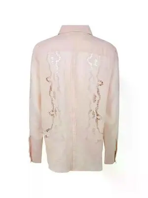 Seventy Openwork Shirt - Neutrals