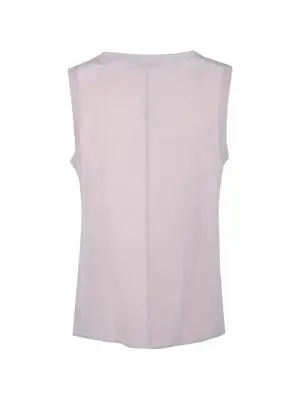 Seventy U-neck Sleeveless Top - Pink