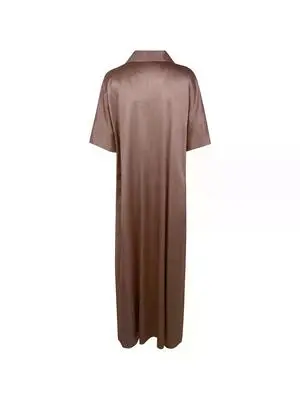 Antonelli Firenze Collared Midi Dress - Brown
