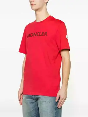 Moncler Logo-detail T-shirt - Red