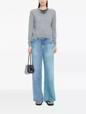 JNBY Polka Dot Flared Jeans