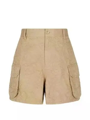 JNBY Floral-embroidered Shorts - Neutrals