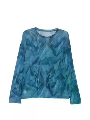 JNBY Psychedelic Long Sleeve T-shirt - Blue