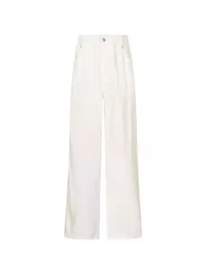 LESS Drawstring Straight-leg Trousers - Neutrals