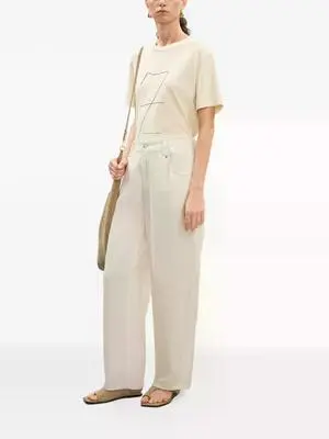 LESS Drawstring Straight-leg Trousers