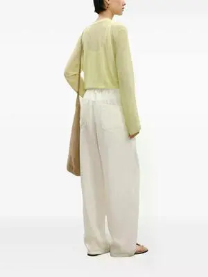 LESS Drawstring Straight-leg Trousers
