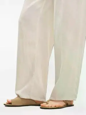 LESS Drawstring Straight-leg Trousers