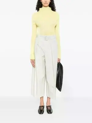 LESS Wide-leg Cropped Trousers