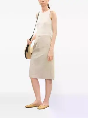LESS Sequin-embellished A-line Skirt - Neutrals