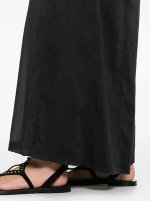 FORTE_FORTE Voile Cotton And Silk Trousers - Black