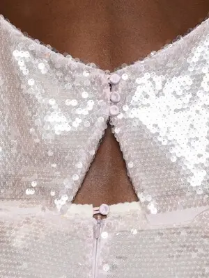 FORTE_FORTE Sequined Top - Pink
