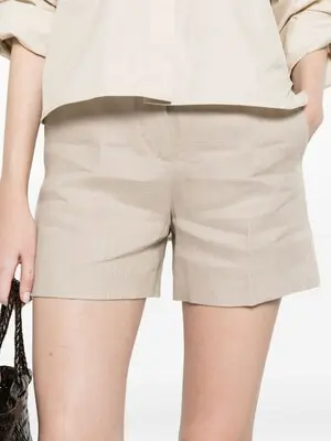 Max Mara Linen Shorts - Beige