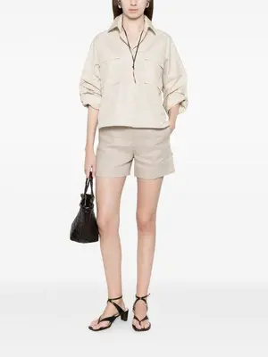 Max Mara Linen Shorts - Beige