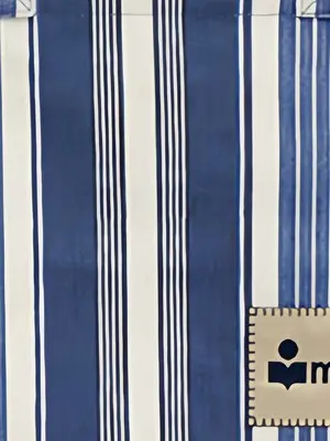 Isabel Marant Étoile Yenky Zipped Cotton Tote - Blue