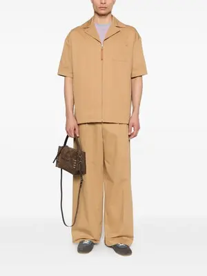 Loewe Cotton Trousers - Beige