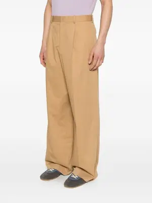 Loewe Cotton Trousers - Beige