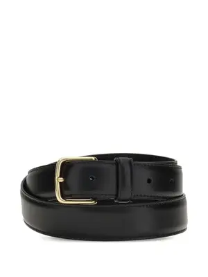 THE ROW Classic Leather Belt - Black