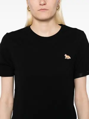 Maison Kitsuné Baby Fox Cotton T-shirt - Black