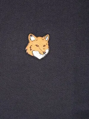 Maison Kitsuné Fox Head Cotton Sweatshirt - Black