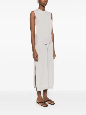 LEMAIRE Cotton Knotted Dress - Beige
