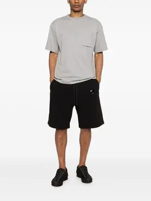 C.P. COMPANY Cotton Jogging Bermuda Shorts - Black