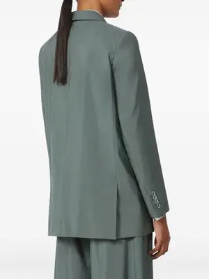 Max Mara Wool Double-breasted Jacket - Green