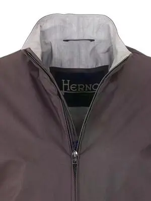Herno Zip High-neck Jacket - Brown