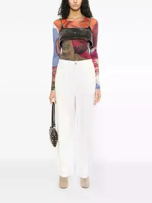 LESS Drawstring Straight-leg Trousers