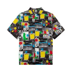 MARKET Smiley Collage Short-sleeve Woven