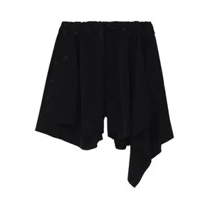YOHJI YAMAMOTO POUR HOMME Drape Panel Attached Short Pants